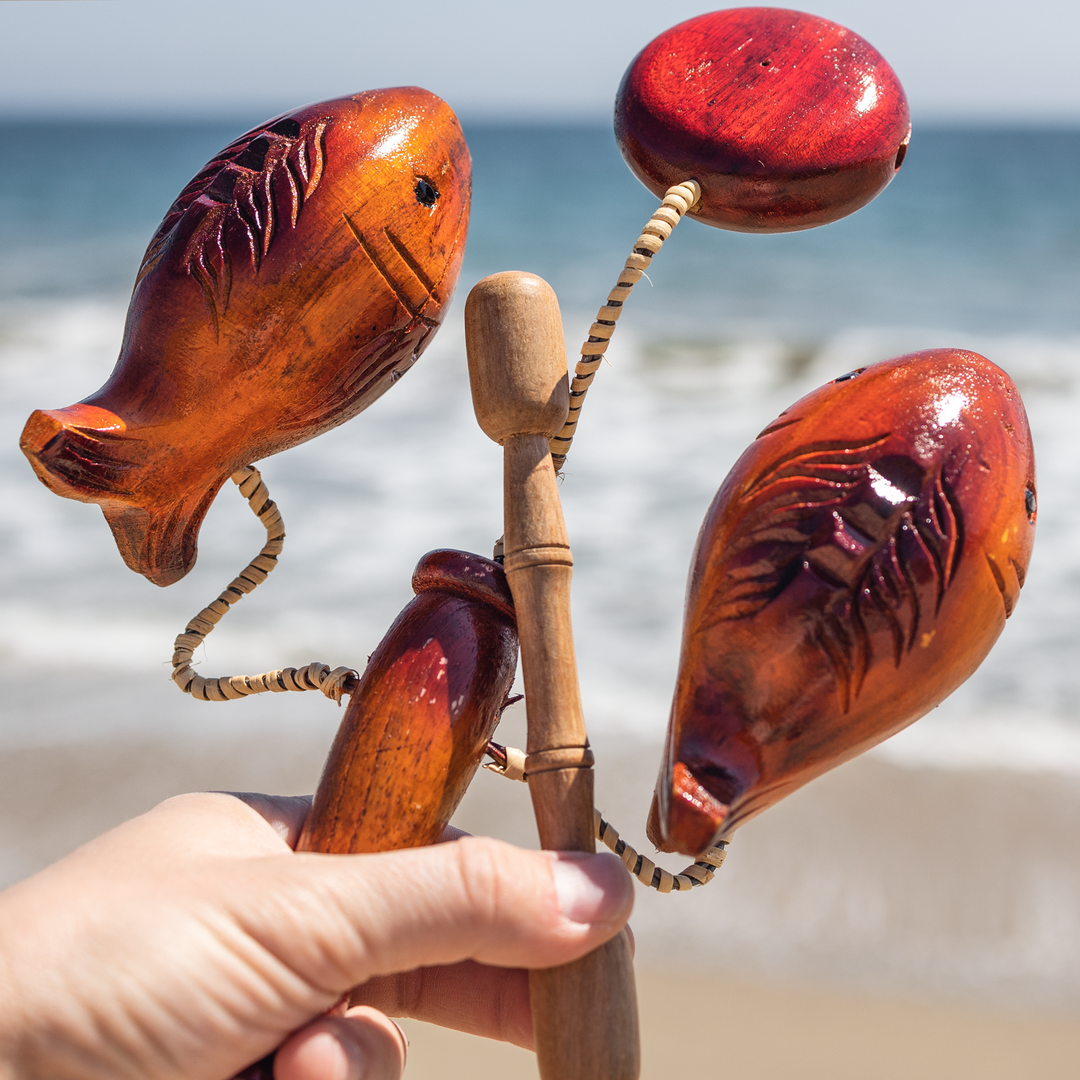 Fish Guiro Triple Tone Block – BridgeSet Sound